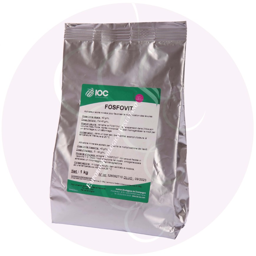 FOSFOVIT 1 KG OTTIMIZZAZIONE DELLA FERMENTAZIONE